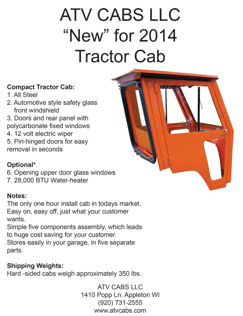 2014-tractor-cab-brochure - ATV Cabs LLC